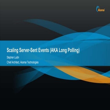 Addressing the scalability challenge of server sent events presentation ...