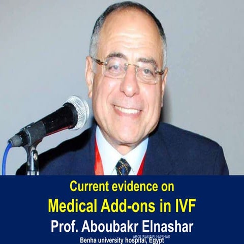 CURRENT EVIDENCE ON MEDICAL ADD-ONS IN IVF | PPSX