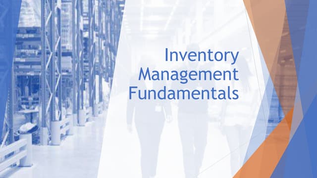 Inventory management | PDF