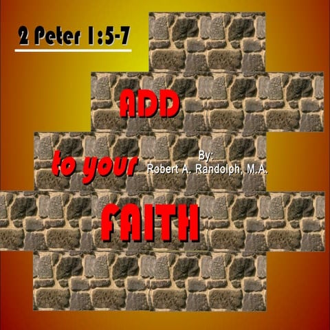 Add To Your Faith | PPT