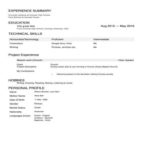 Resume | PDF
