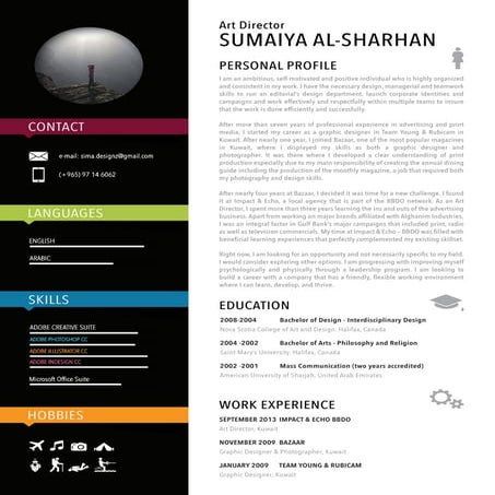 Sumaiya CV 2016 - 2017ss | PDF