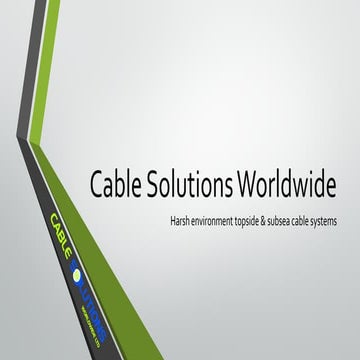Cable Solutions Worldwide | PDF