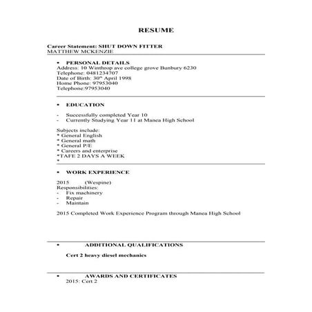 Manea Resume | PDF