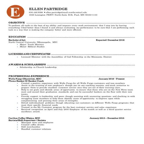 Ellen Partridge_Resume | PDF