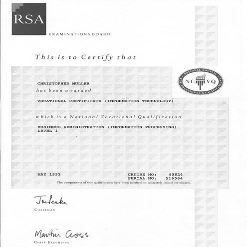RSA 1992 - 1 | PDF