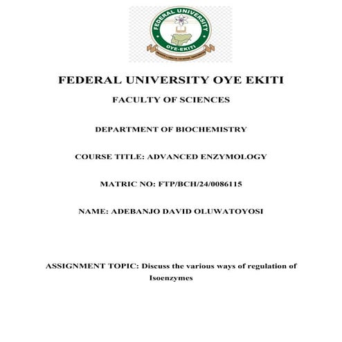 ADEBANJO DAVID OLUWATOYOSI ADVANCED ENZYMOLOGY.docx