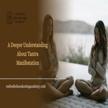 A Deeper Understanding About Tantra Manifestation. | PPTX | Hinduism | Religion & Spirituality