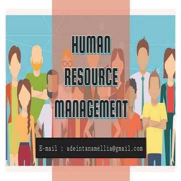 Human resource management | PPTX