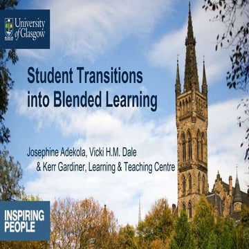 Student transitions into blended learning | PPT