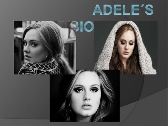 Biography Adele Pptx