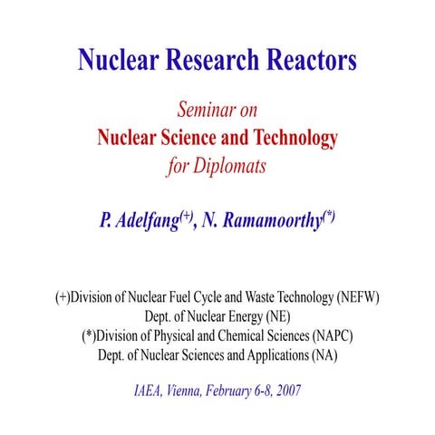 Nuclear Research | PPT