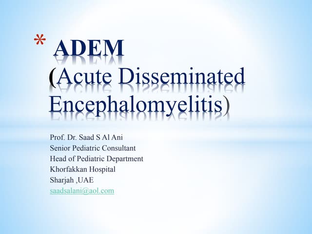 Proximal myopathy and causes | PPT