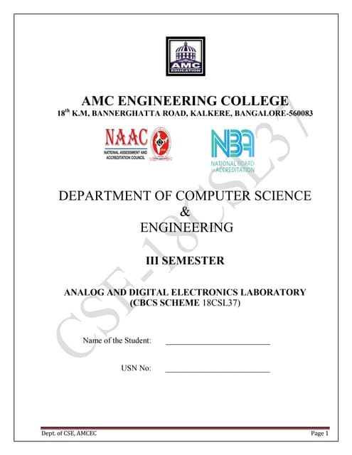 VTU IOT LAB MANUAL (BCS701) Computer science and Engineering | PDF