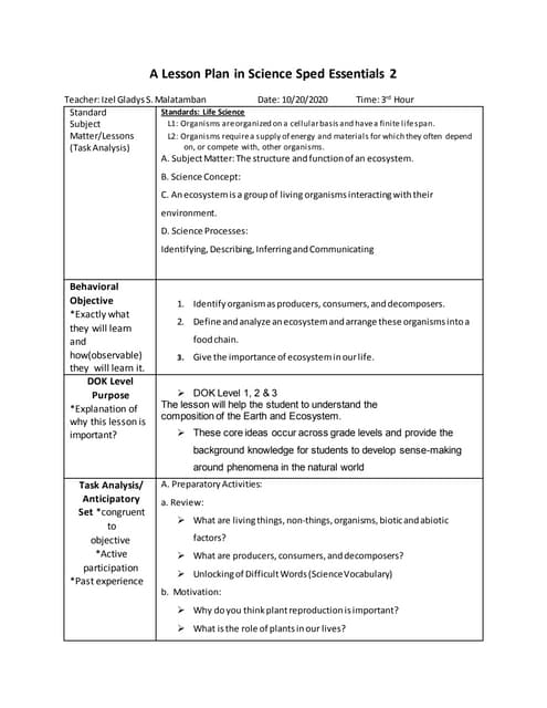 Q2_LE_Science 7_Lesson-2_Week 2 grade seven.pdf | Biological Sciences | Science