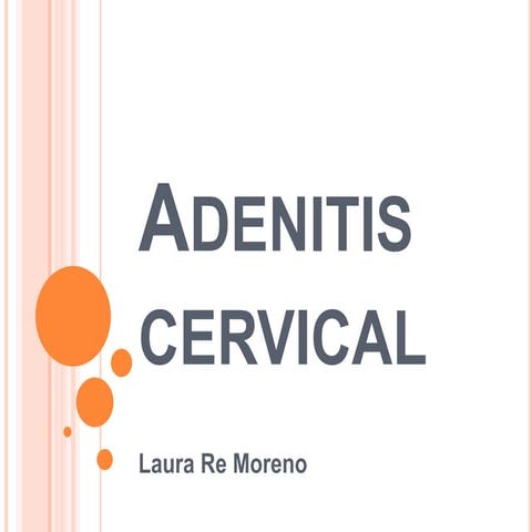 Adenitis cervical | PPTX