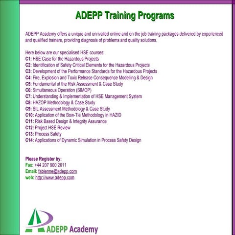 ADEPP Training 2009 | PPT