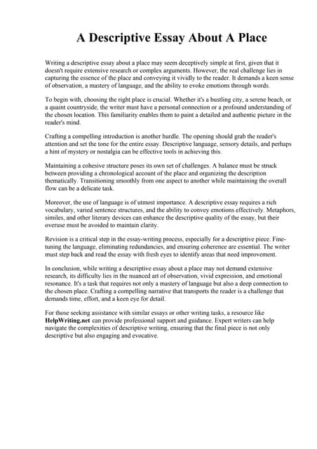Descriptive Essay About The Beach.pdf
