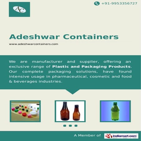 Adeshwar Containers | PDF