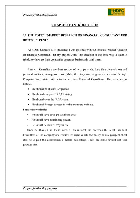 hdfc life insurance. | PPT