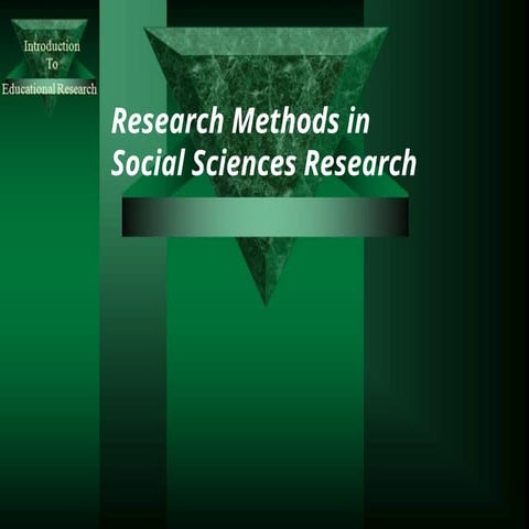 A Detailed and Basic guideline about Research Methods | PPT