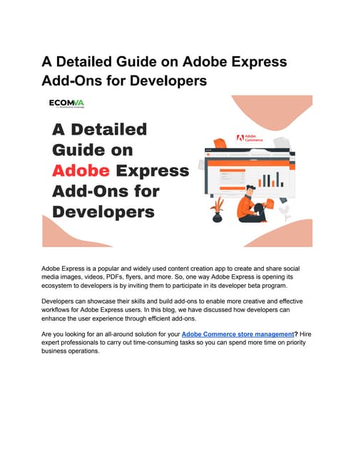 Grow your e commerce business with ecomva virtual assistant | PPTX