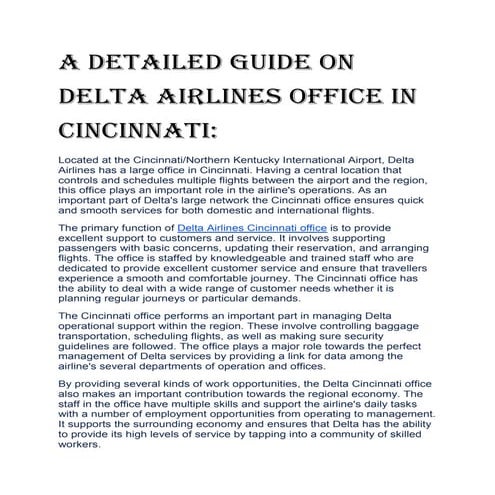 A Detailed Guide on Delta Airlines Office in Cincinnati (1).pdf