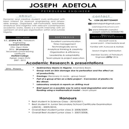 Adetola joseph resume | PDF