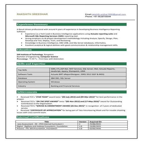 Rajesh resume | DOCX