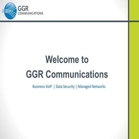 Welcome to GGR | PPTX