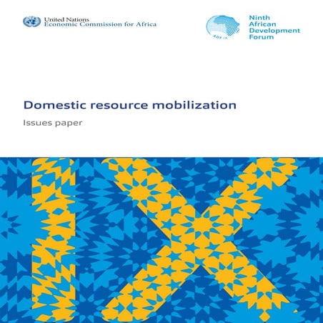 ADF: Domestic Resource Mobilization | PDF | Economy | Business and Finance