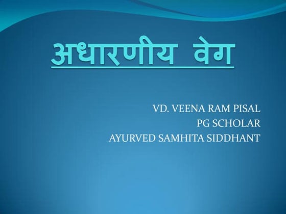 Sadvritta-Class- Notes-Ayurveda-Good-Conducts- | PDF