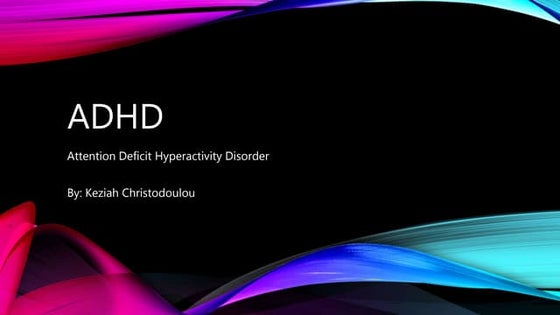 Adhd | PPT