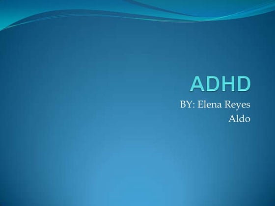 Understanding ADHD | PPT