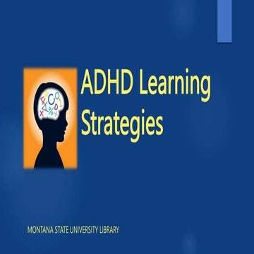 ADHD Learning Strategies | PPT