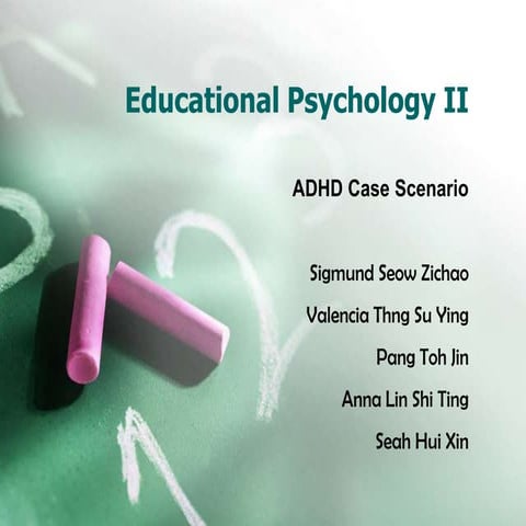 Adhd Slides 2nd Presentation 1.0 | PPT
