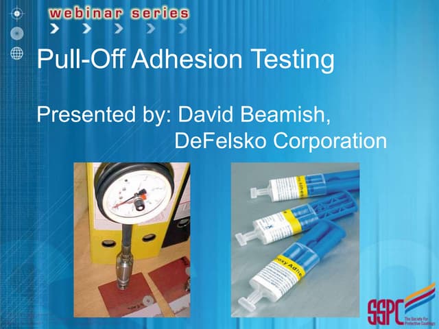 Astm d4541 standard pull off test for coatings | PDF