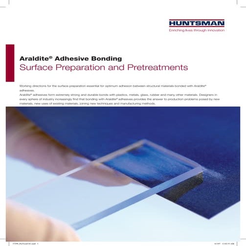 Adhesive Bonding Surface Preparation and Pretreatments | PDF