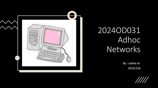 Adhoc Network Ppt