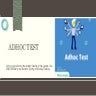 Adhoc test | PDF