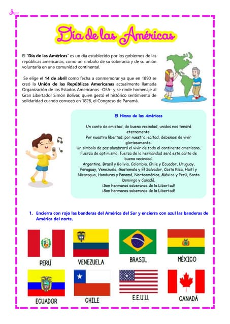 Himno a las Americas | PPT | World/International Music | Music