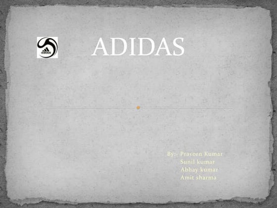 Adidas Management and Managerial Structure | PPTX | Large Business ...
