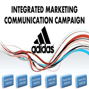 Adidas Integrated marketing Communication campaign | PPTX