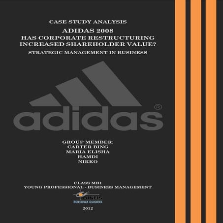 Adidas in 2008 - Case Study | PDF