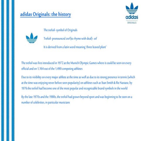 Adidas originals brand story | PPT