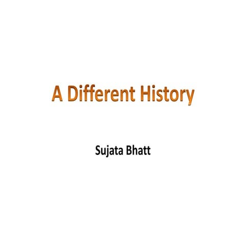 A different history | PPTX