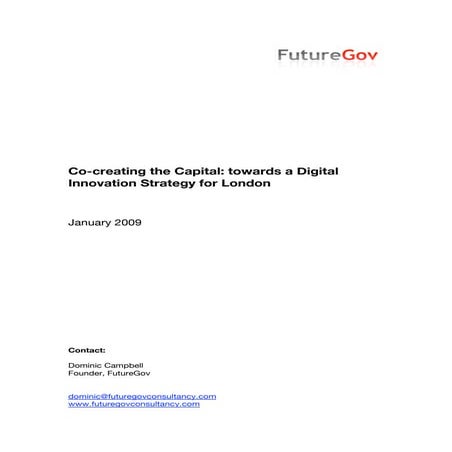 Smart London Plan | PDF