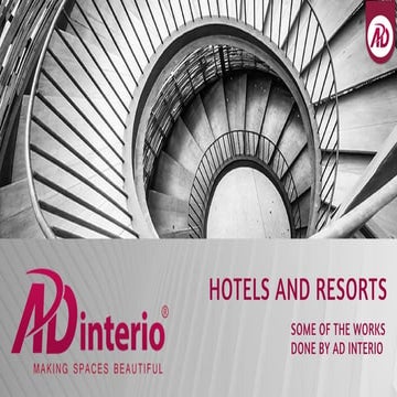 Ad Interio Hotel & Resort Projects – Luxury Interior Design Portfolio | PDF