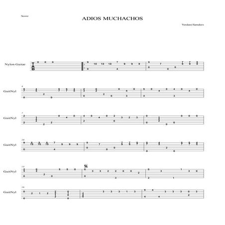 Adios muchachos-mario2 | PDF | Music | Entertainment