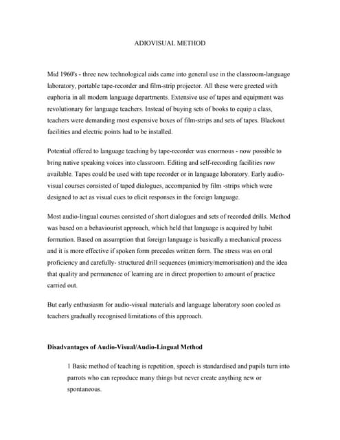 The use of audio visual aids | PPTX